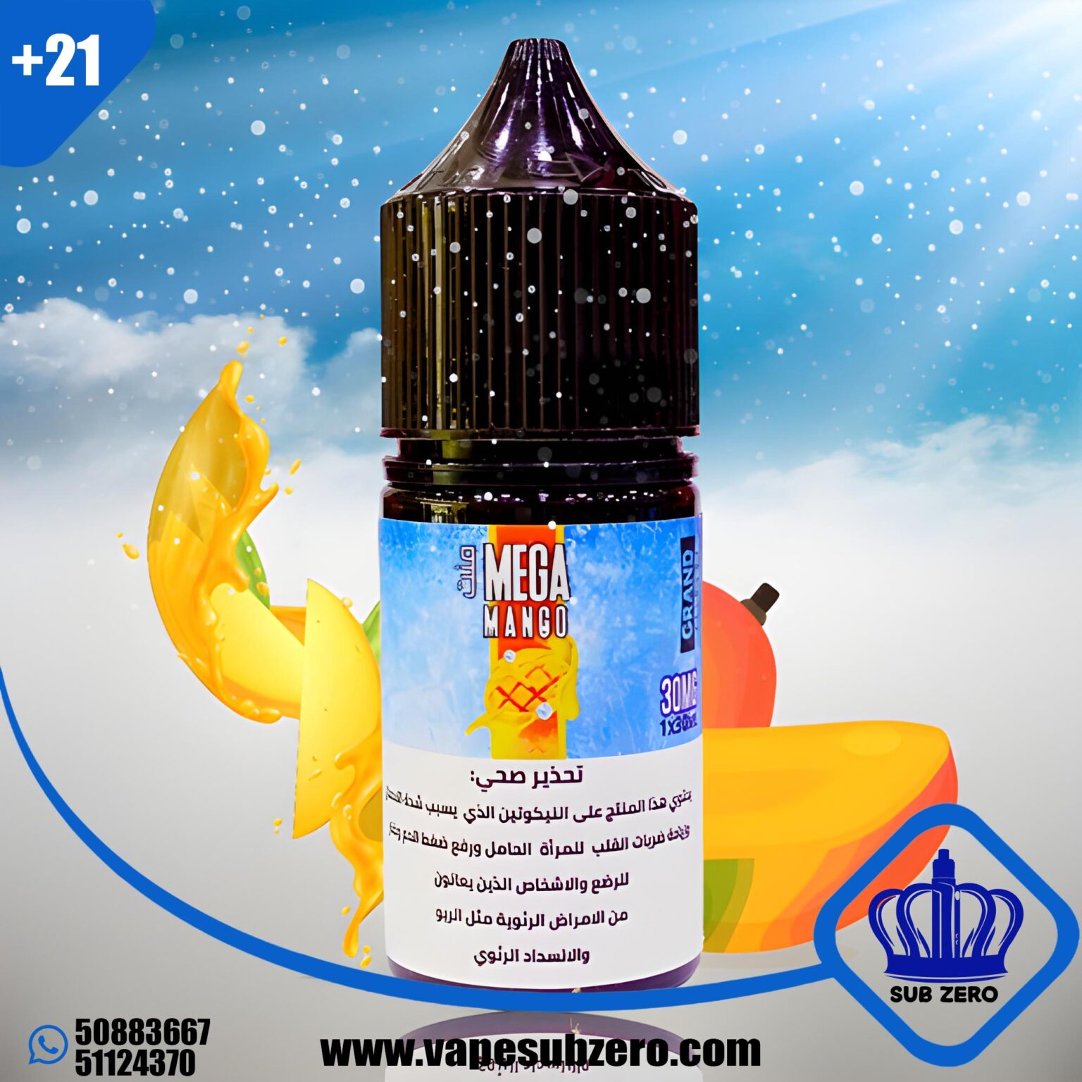 Max Melon Ice Salt - Vape Subzero