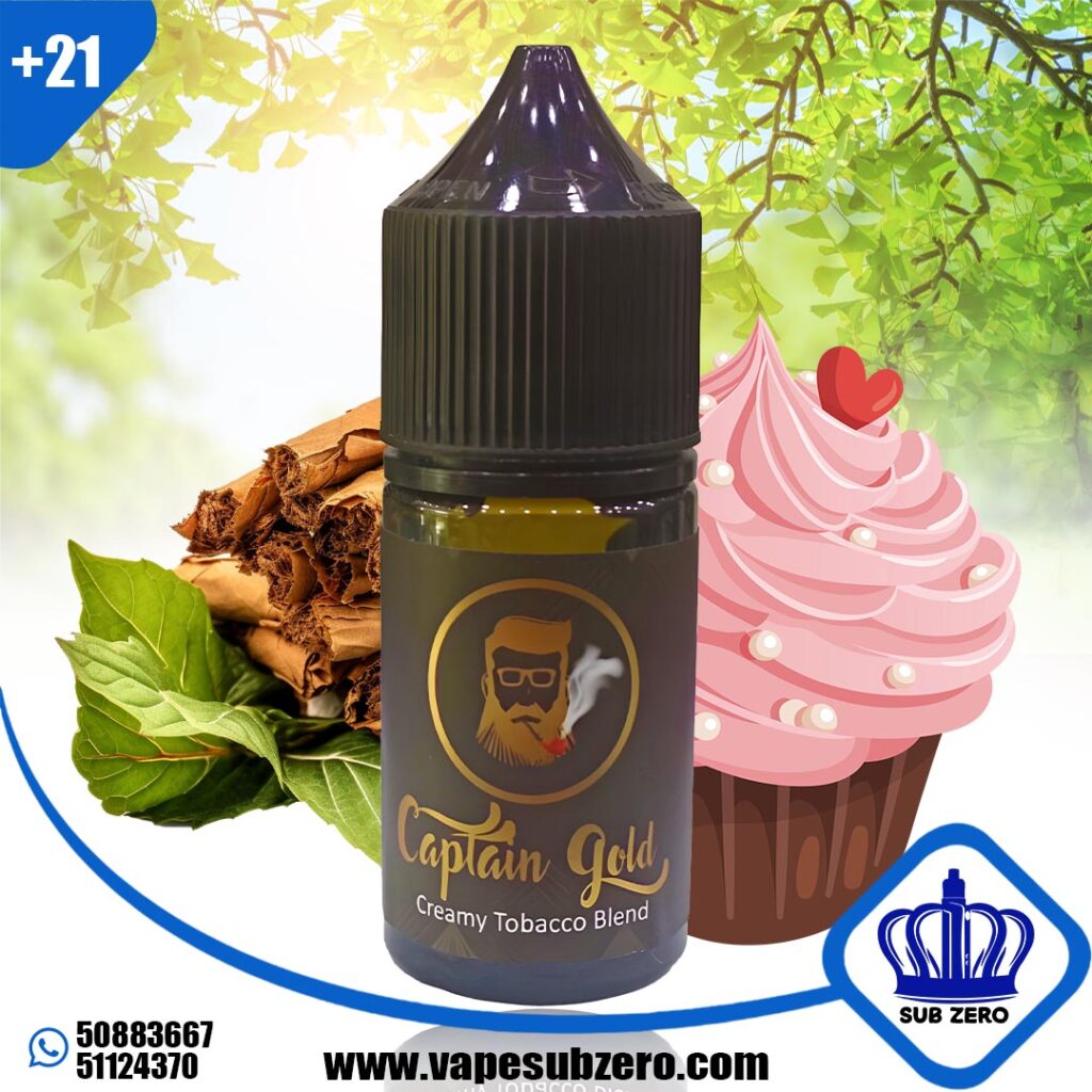Captain Gold Creamy Tobacco Coffee 60 ml - Vape Subzero