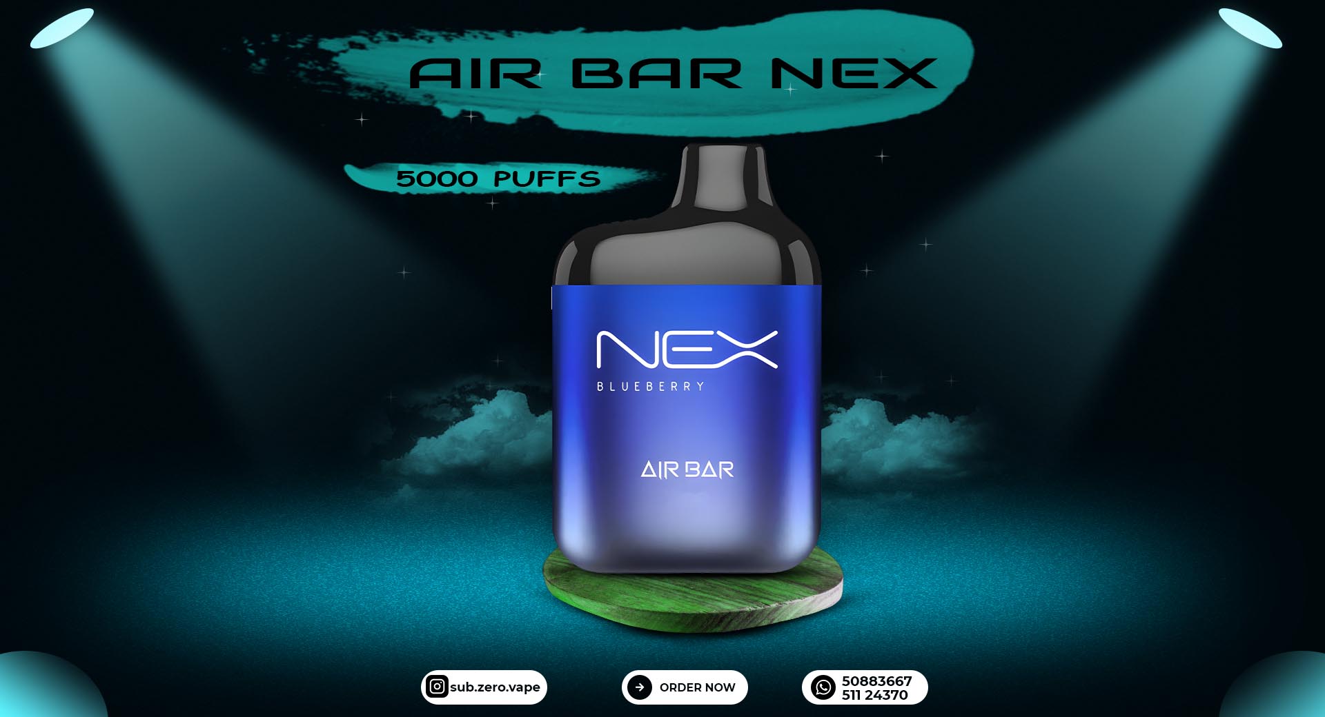 Air Bar NEX 5000 Puffs - Vape Subzero