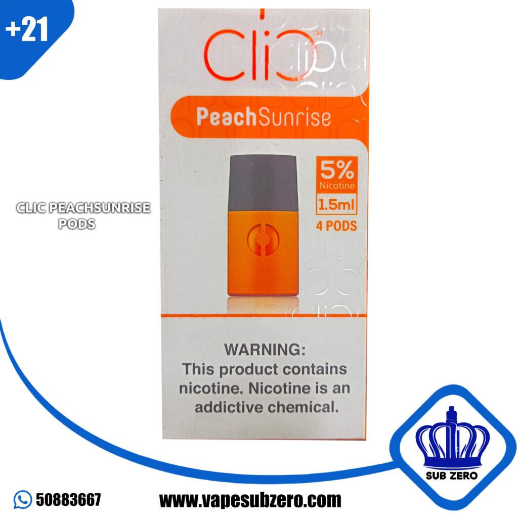 Pods Clic Peachsunrise - Vape Subzero
